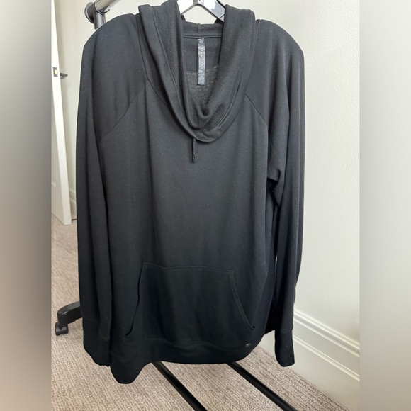 GAIAM | Sweaters | Gaiam Black Cowlneck Pullover | Poshmark